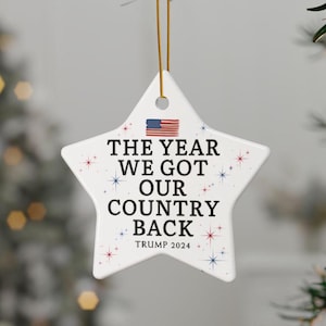 Trump Ornament, Trump Gift, Funny Trump Gift, President Trump Ornaments ...