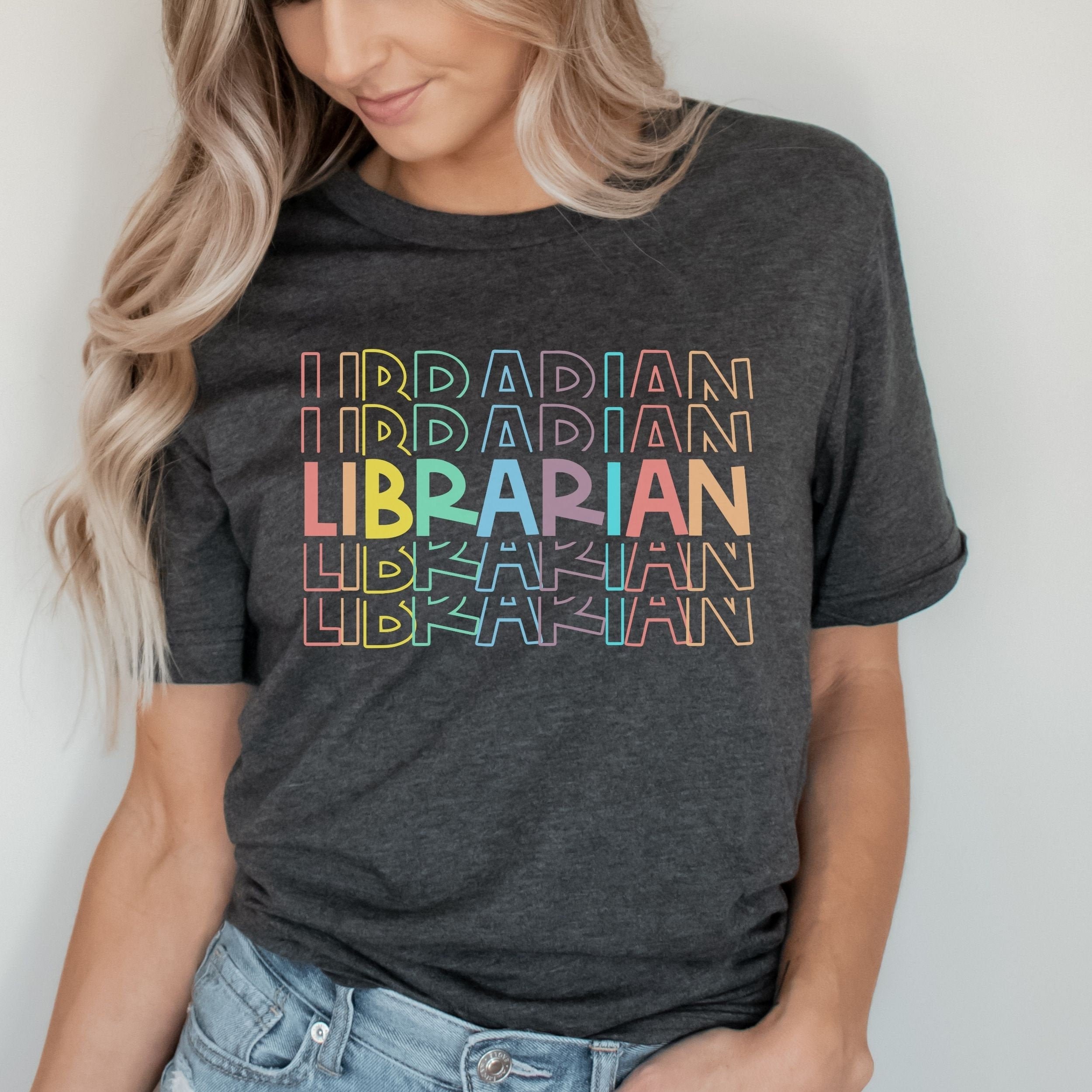 Librarian Librarian T Shirt School Librarian Shirts Gift | Etsy