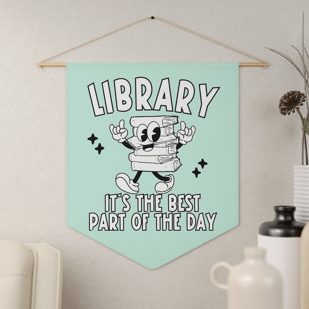 School Library Wall Decor, Reading Corner Wall Art, Librarian Gifts ...