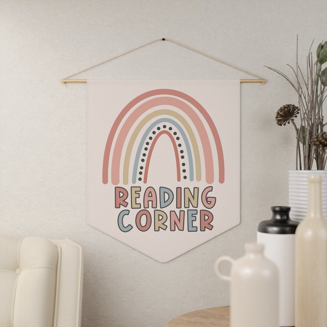 Boho Classroom Decor, Boho Rainbow Classroom Decor, Reading Corner ...