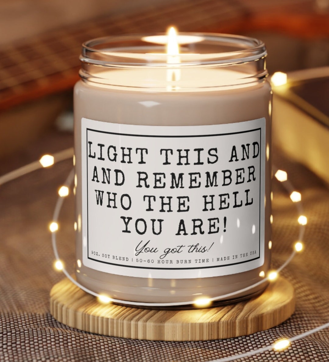 Motivational Candle Motivational Gifts Sobriety Gift Recovery Gifts ...