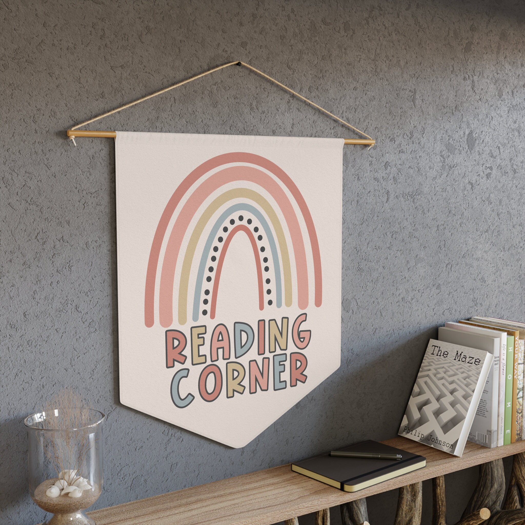 Boho Classroom Decor, Boho Rainbow Classroom Decor, Reading Corner ...