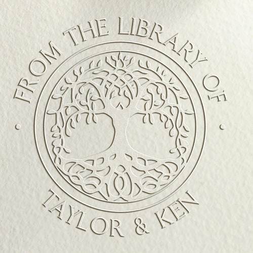 Custom Library Embosser Stamp Personalized Book Embossing | Etsy