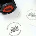 Self Inking Stamp /library Self Inking/from the Library of - Etsy
