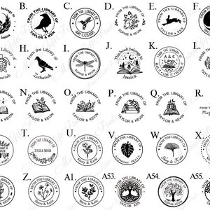 Book Embosser Custom With Your Name/raven From the Library Embosser ...