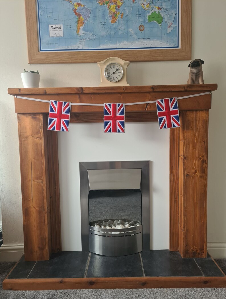 In the Hoop Machine Embroidery Pattern Union Flag Jack Bunting - Etsy