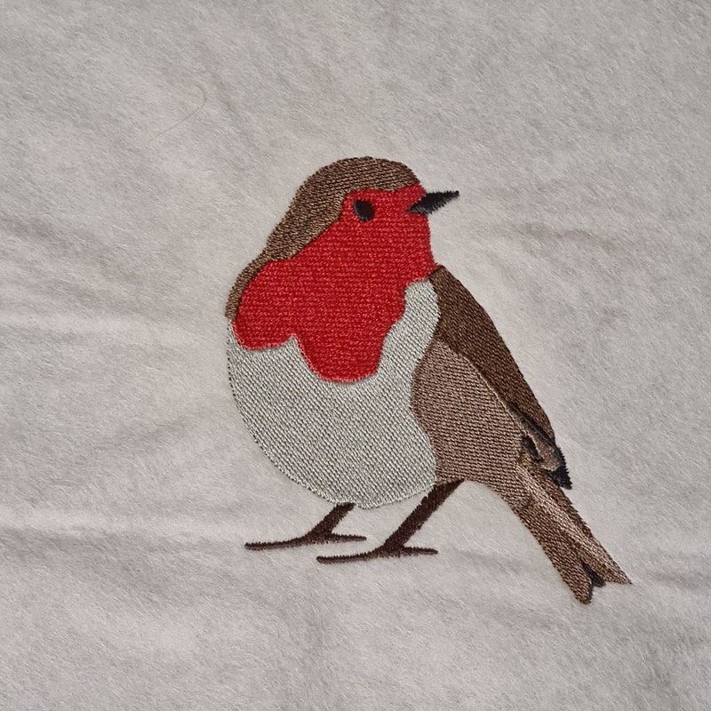 Robin Embroidery - Etsy