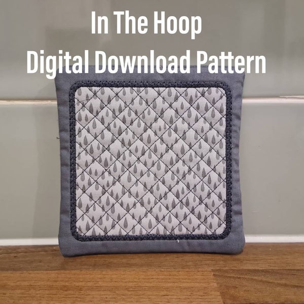 In the Hoop Mug Rug - Etsy