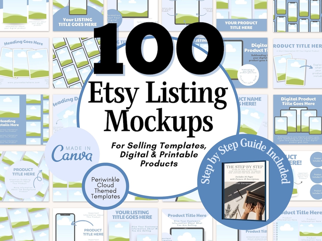 Etsy Listing Mockup Templates, Tools for Etsy Sellers, Mockups for ...