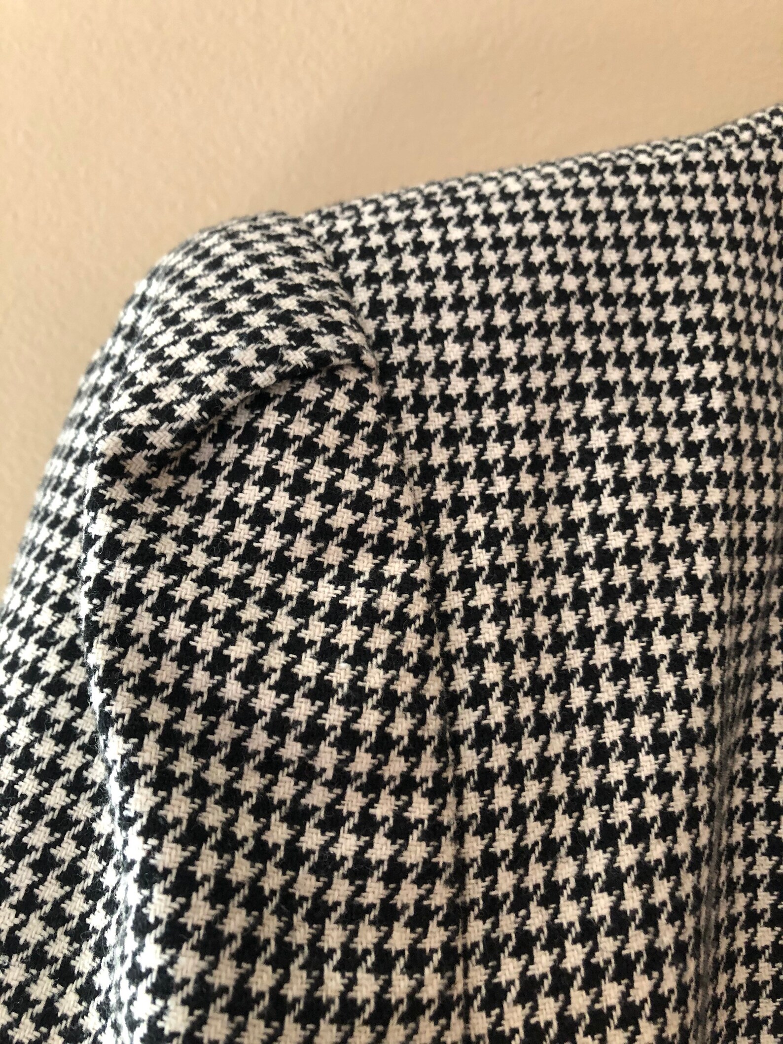 Vintage Houndstooth Plaid Suit and Skirt Set - Etsy