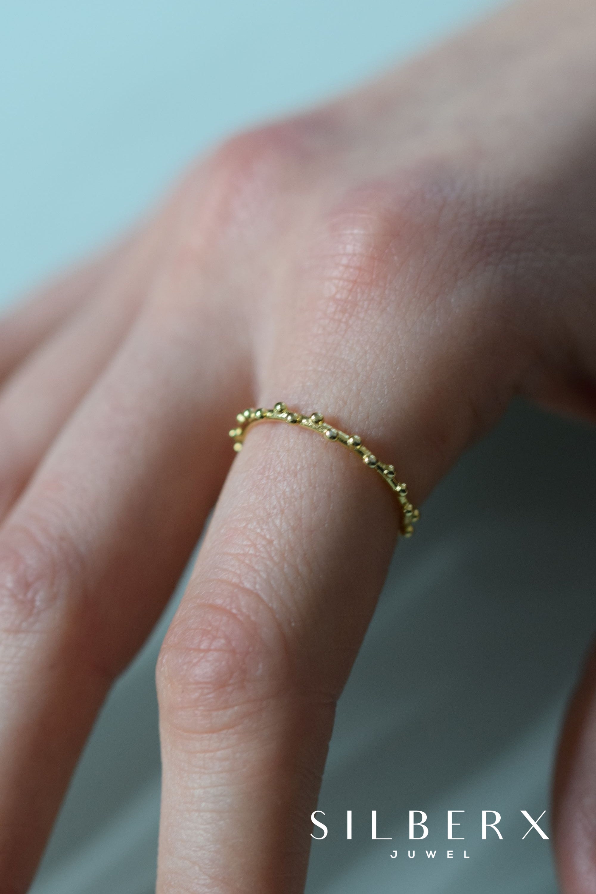 DOT RING dot ring gold ring stacking ring dotted ring | Etsy