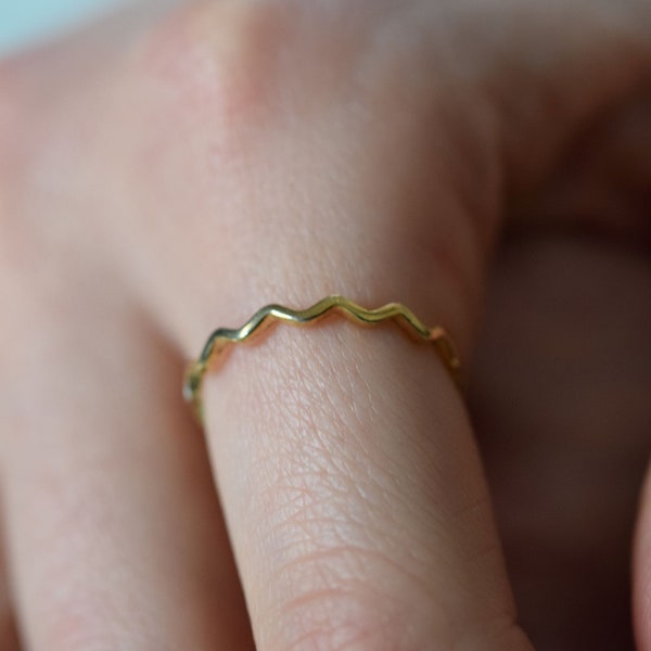 Wave Ring - Etsy