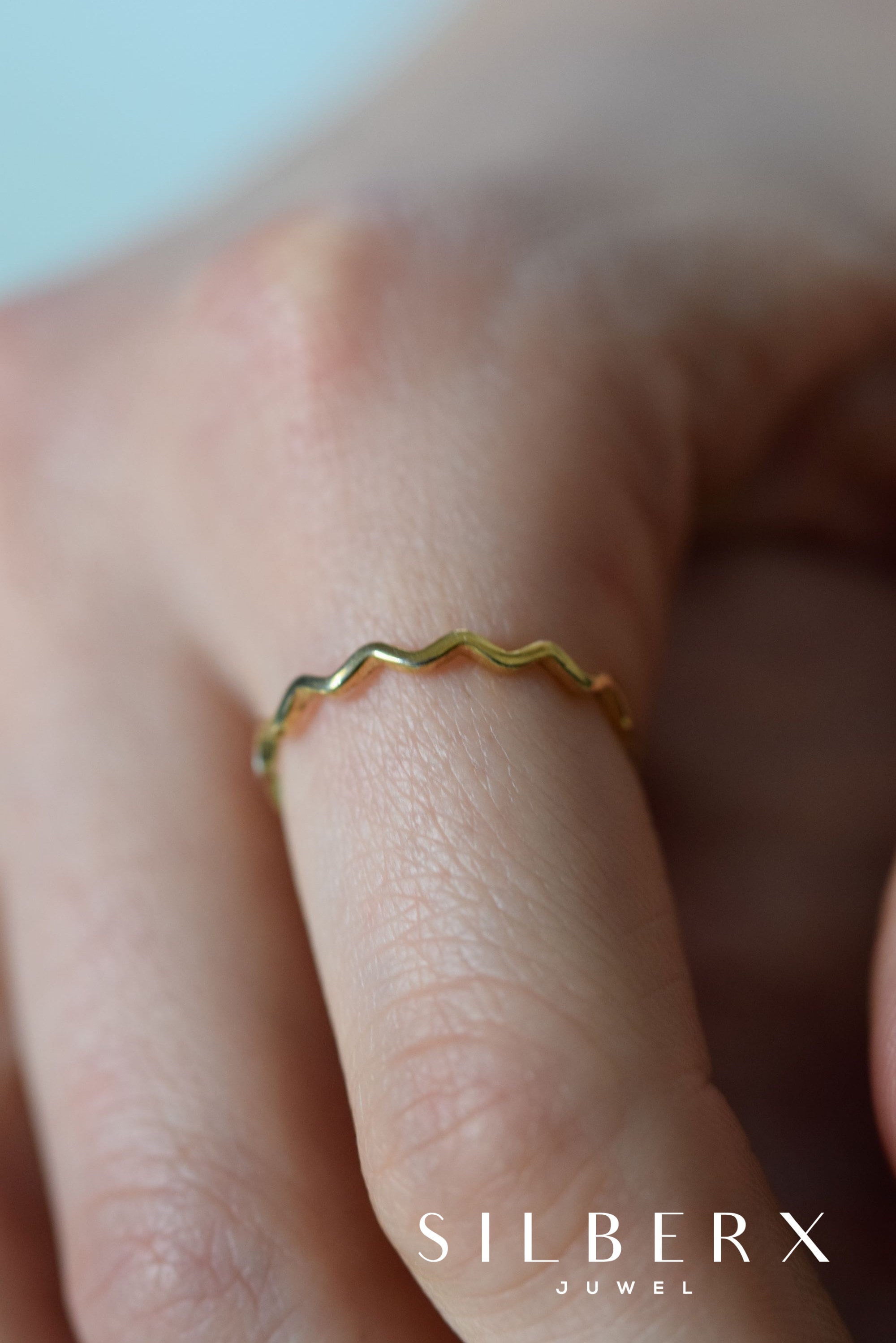 WAVY RING Silver Wave Ring | Etsy