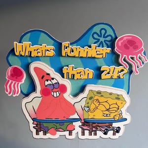 Spongebob Cake Topper - Etsy