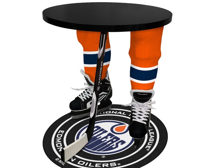 New NHL EDMONTON OILERS Patchwork Hockey 100% Cotton Fabric Material ...