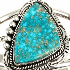 Copper Canyon Water Web Turquoise Stamped and Saw Cut Edge Cuff ...