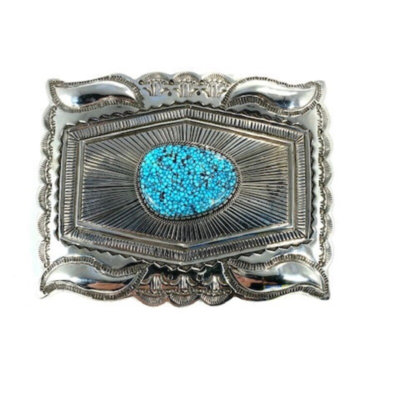 Turquoise Belt Buckle - Etsy