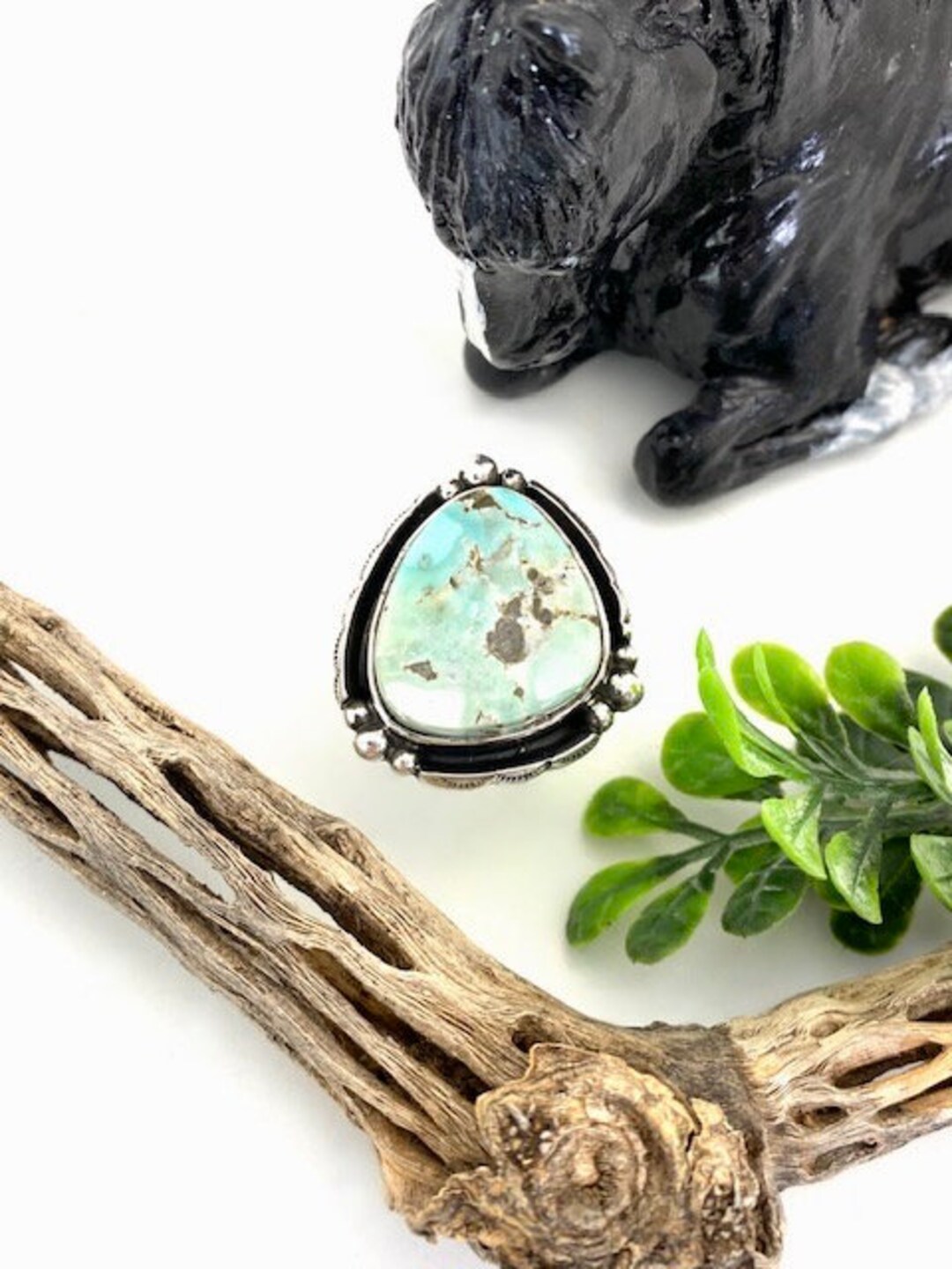 Light Green Appaloosa Shadowbox Ring Size 10 - Etsy