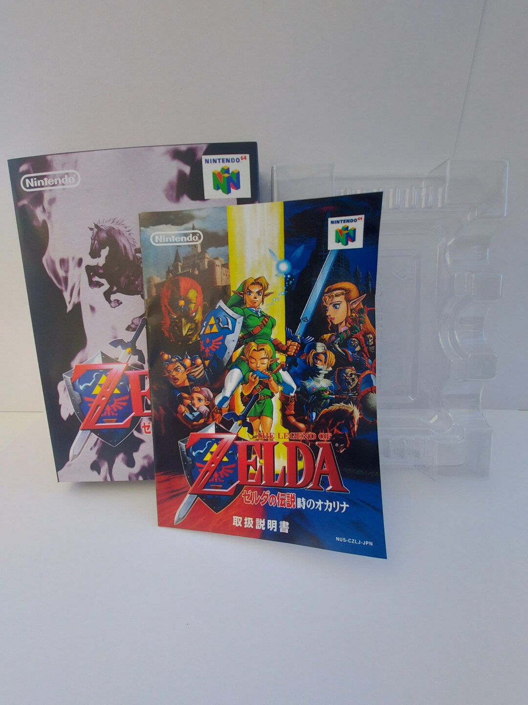 Legend of Zelda Ocarina of Time Japanese N64 Box and Tray NO GAME ...