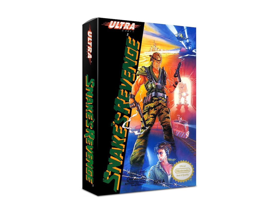 Snakes Revenge NES Box Manual Poly Block Dust Cover NO GAME Included - Etsy