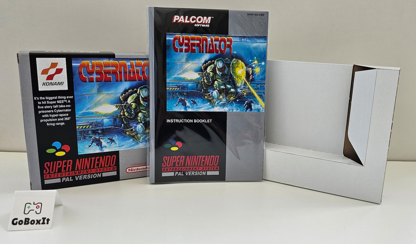 Cybernator SNES Box Manual and Tray NO GAME Included - Etsy