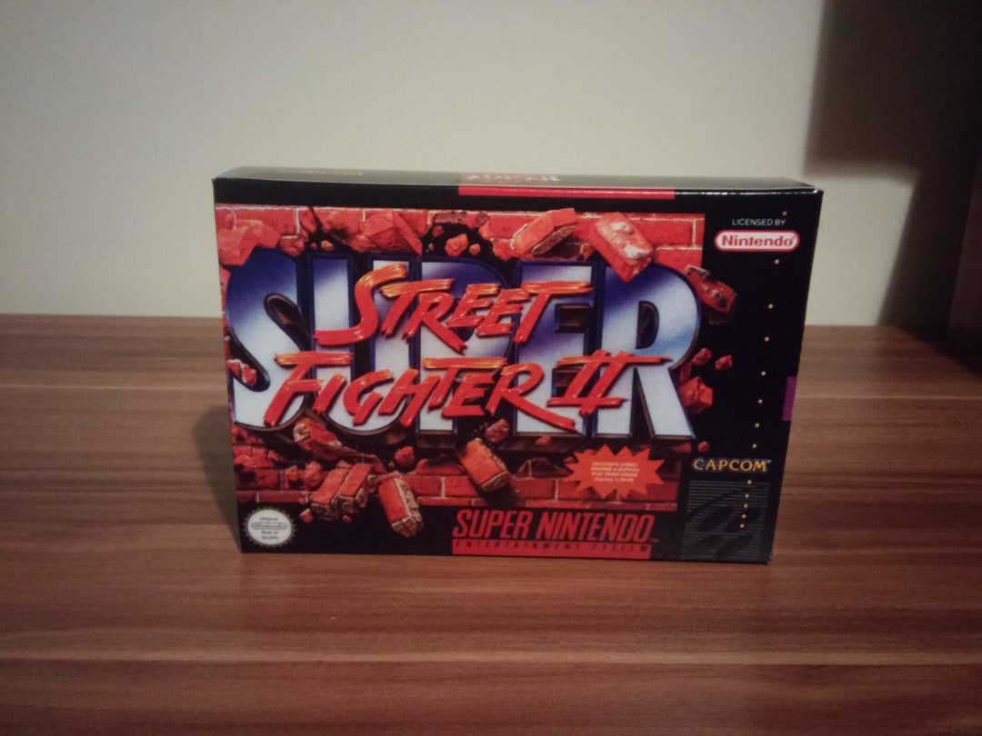 Super Street Fighter 2 SNES Box Manual and Tray NO GAME Included - Etsy