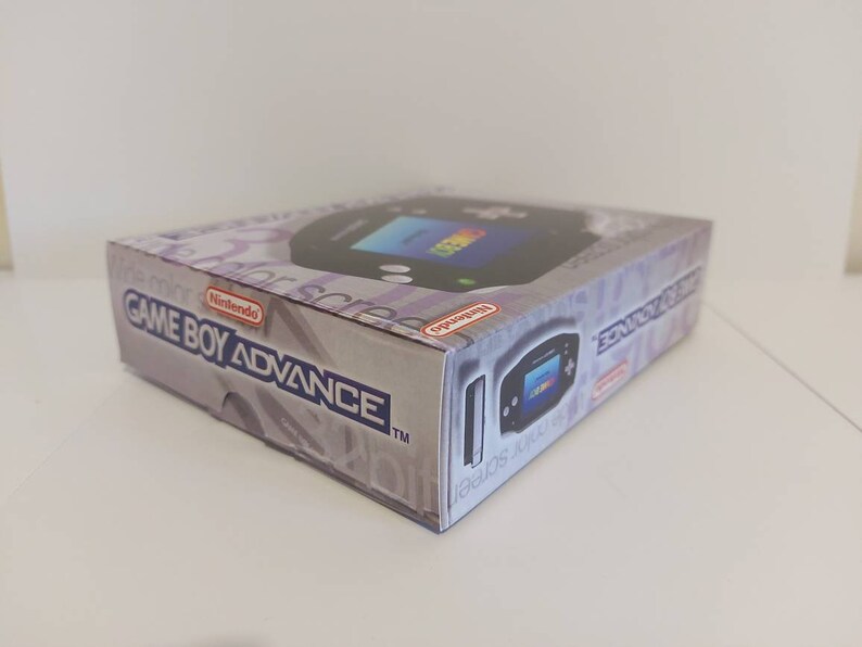 Gameboy Advance Console Box and Manual Black - NO Console Included (16 ...