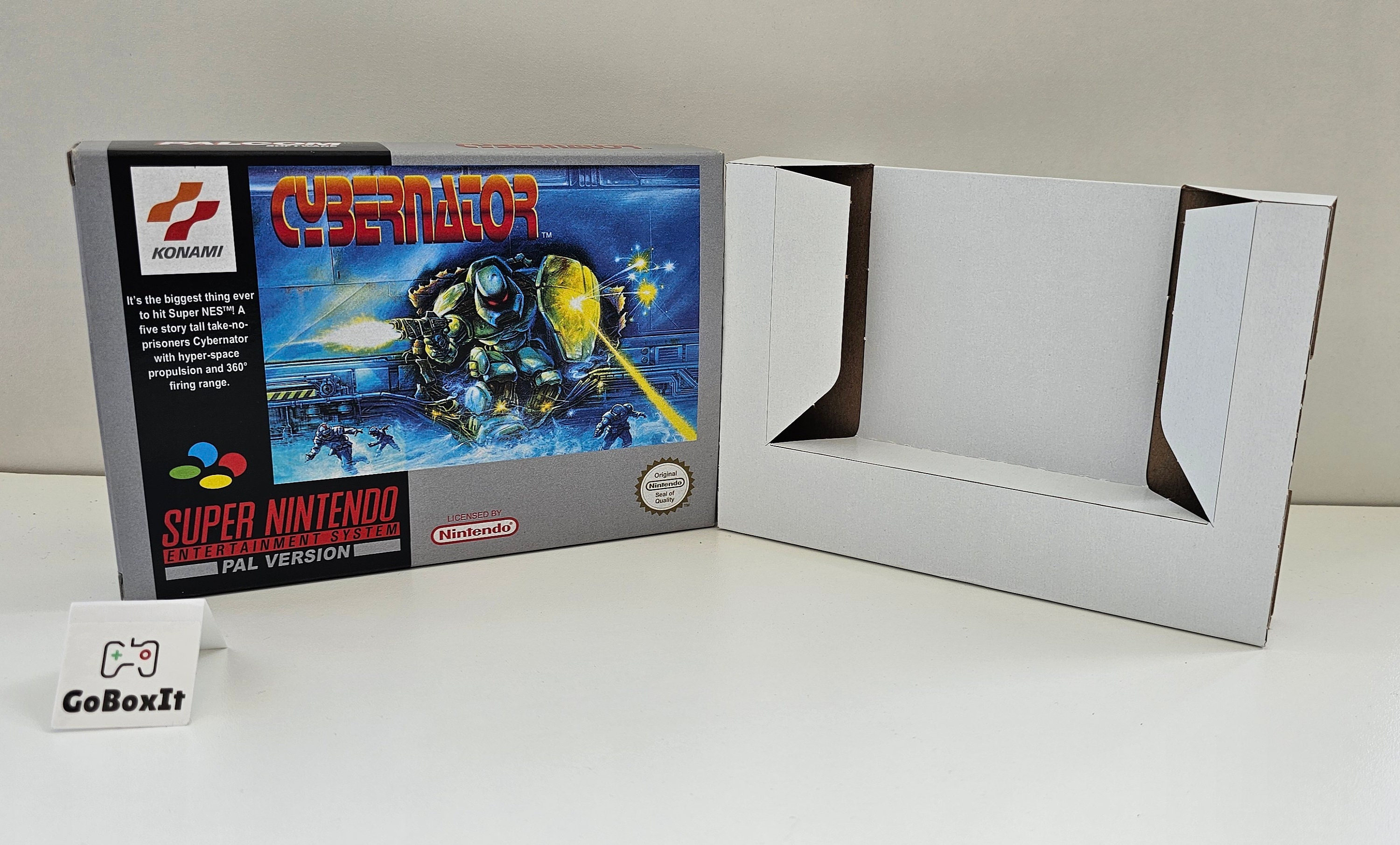 Cybernator SNES Box Manual and Tray NO GAME Included - Etsy