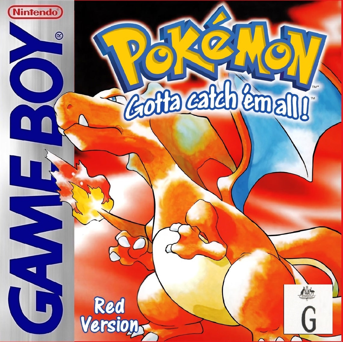 Pokémon Red Box Pokemon Booklet Game Boy Games Room Retro - Etsy