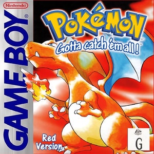 Pokémon Red Box Pokemon Booklet Game Boy Games Room Retro Nintendo ...