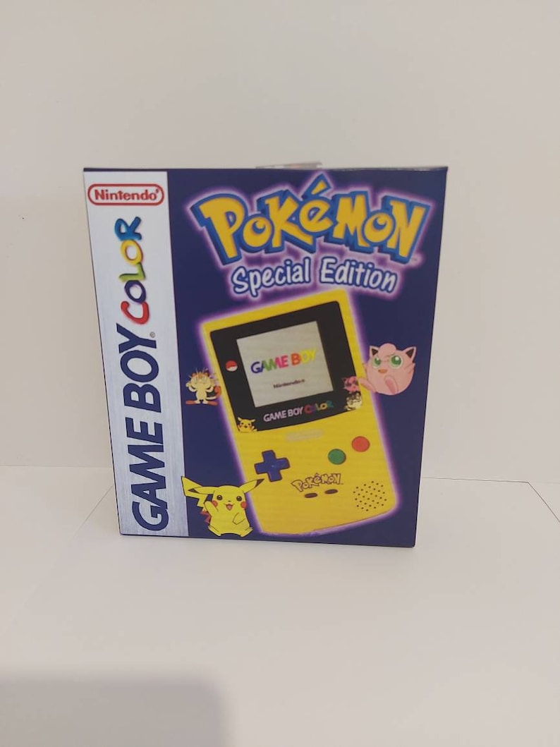 Gameboy Color Replacement Console Box Pokemon Edition NO | Etsy