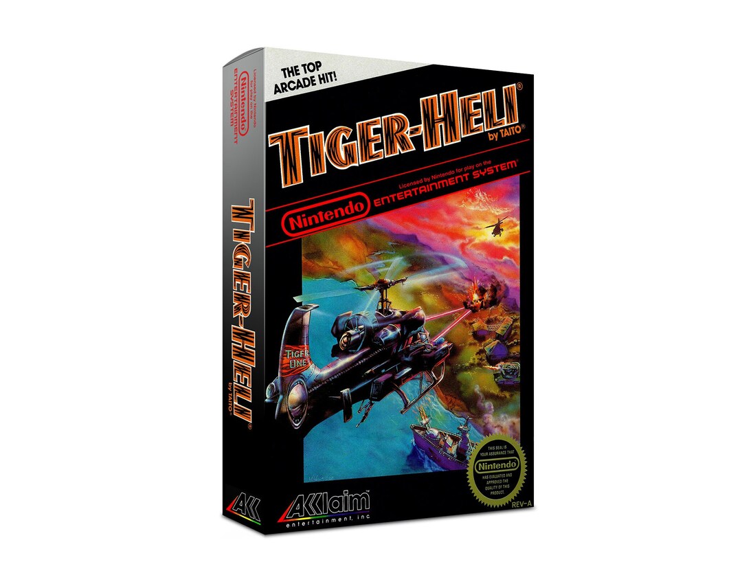 Tiger Heli NES Box Manual Poly Block Dust Cover NO GAME Included - Etsy