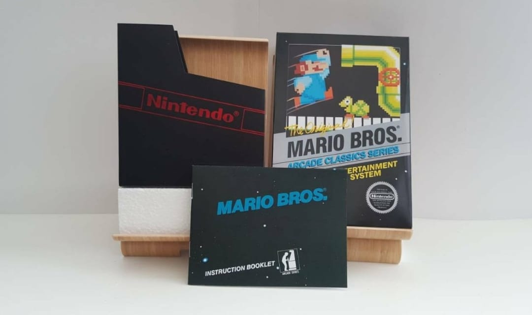 Mario Bros NES Box Manual Poly Block Dust Cover - NO GAME Included - Etsy