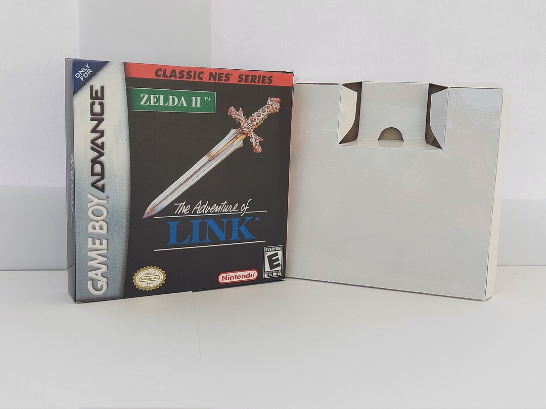 The Legend of Zelda 2 NES Classic Gameboy Advance Box Tray & Manual ...