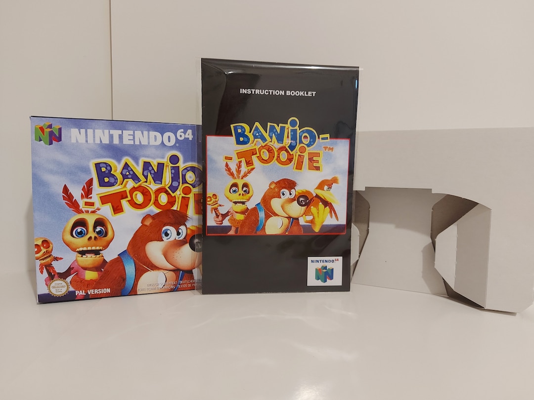 Banjo Tooie N64 Box Manual Tray NO GAME Included - Etsy