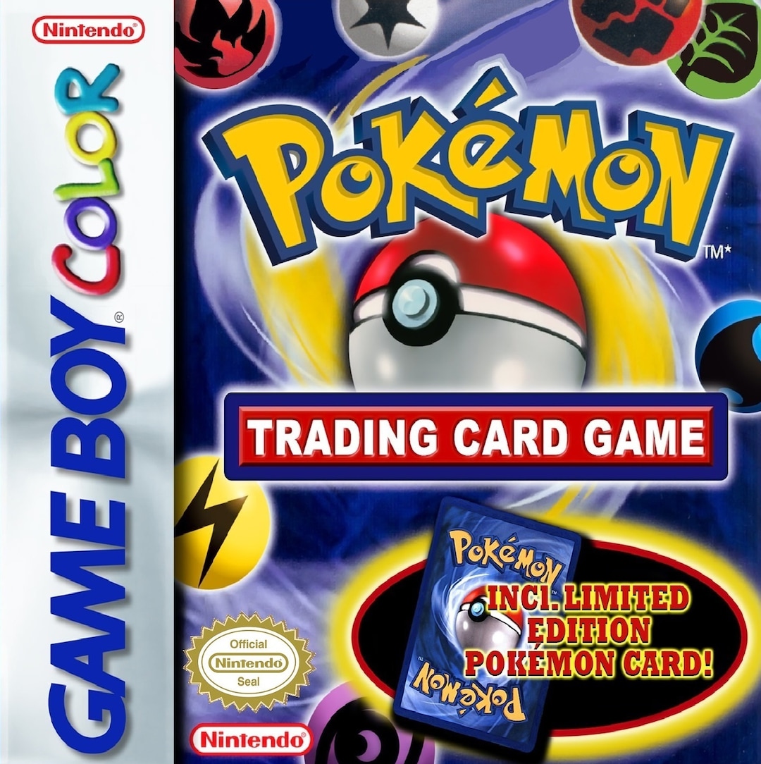 Pokémon Trading Card Game Gameboy Color Box & Tray NO GAME Included ...