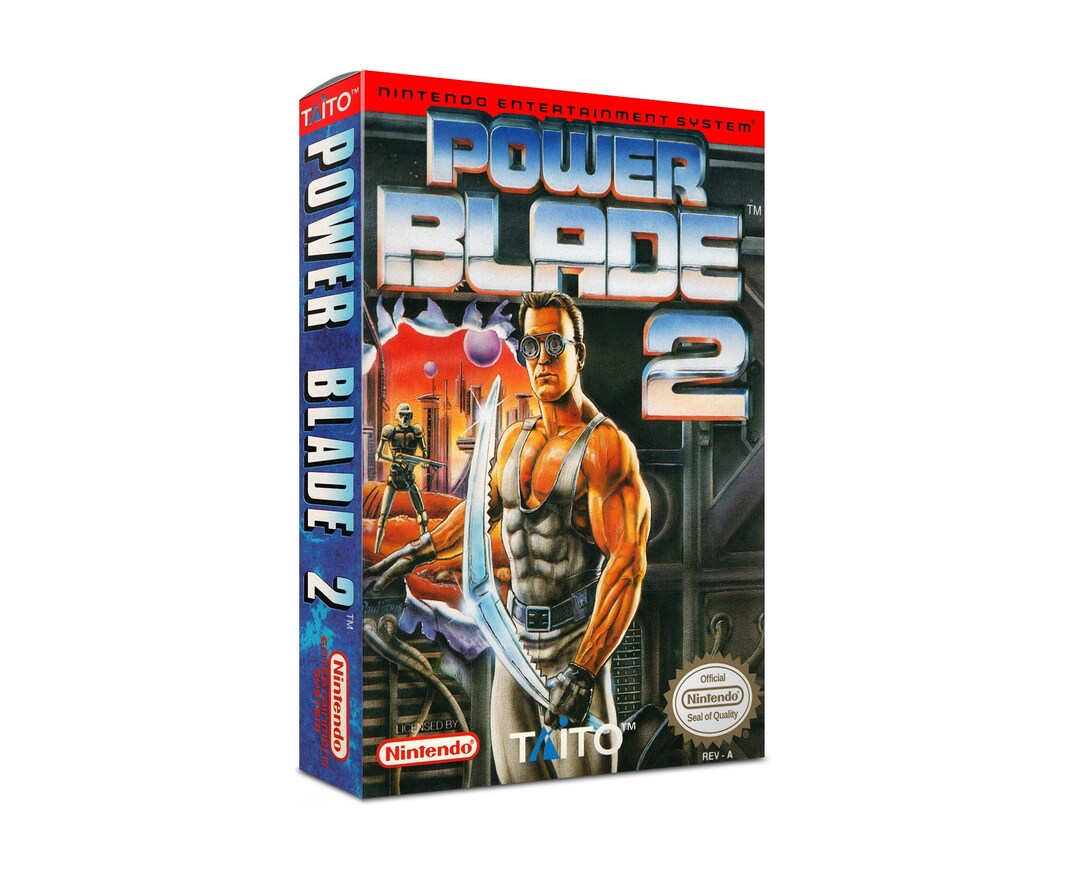 Power Blade 2 NES Box Manual Poly Block Dust Cover NO GAME Included - Etsy