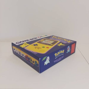 Gameboy Color Console Box Pokemon Edition NO Console Included - Etsy