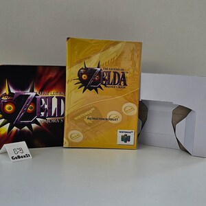 The Legend of Zelda Majora's Mask N64 Box Manual Tray NO GAME Included ...
