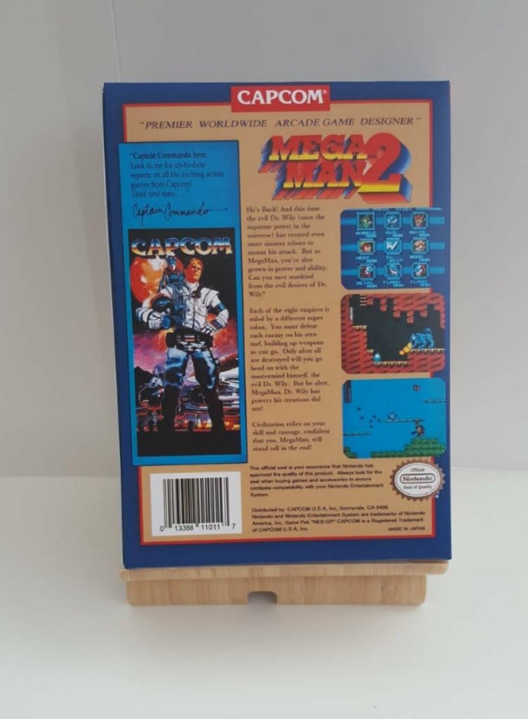 Mega Man 2 NES Box Manual Poly Block Dust Cover - NO GAME Included - Etsy