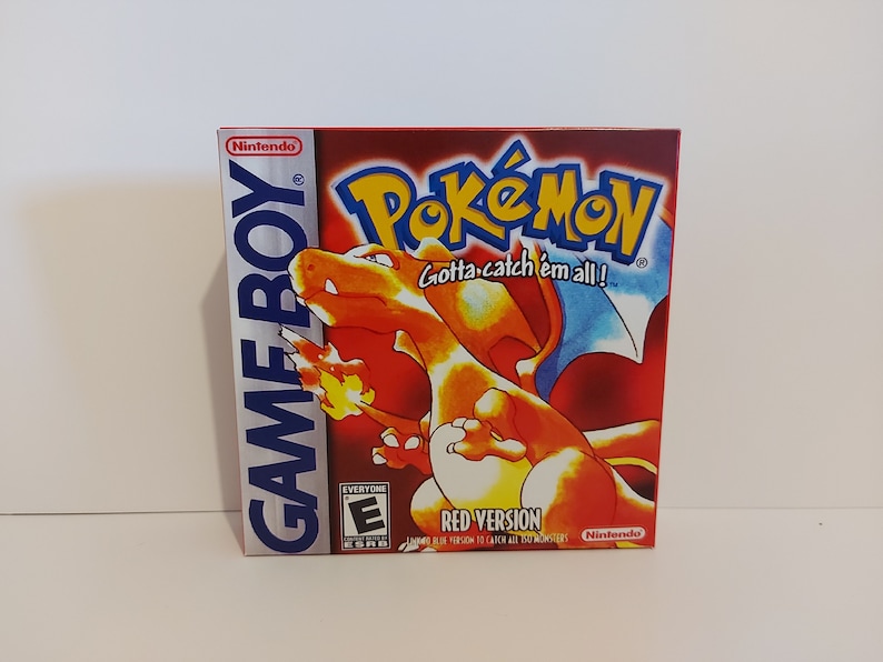 Pokémon Red Box Pokemon Booklet Game Boy Games Room Retro - Etsy