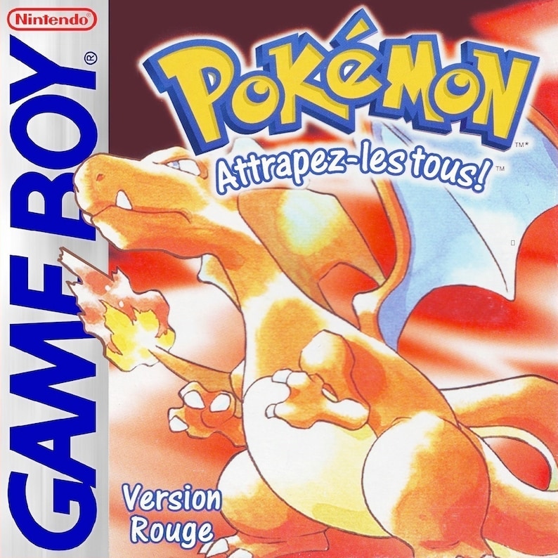 Pokémon Red Box Pokemon Booklet Game Boy Games Room Retro - Etsy