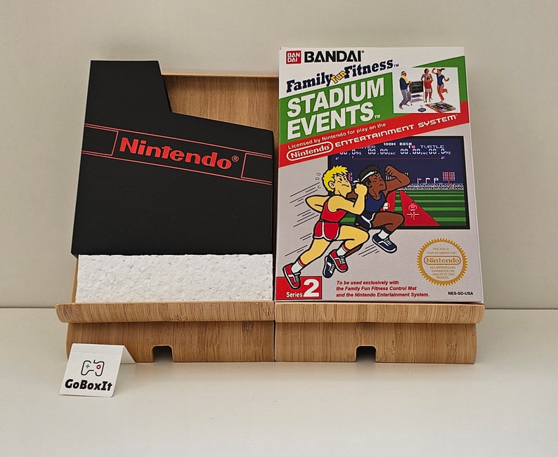 Stadium Events NES Box Manual Poly Block Dust Cover - NO GAME Included ...