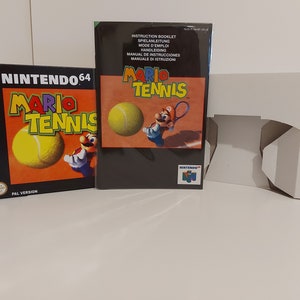 Mario Tennis N64 Box Manual Tray NO GAME Included - Etsy