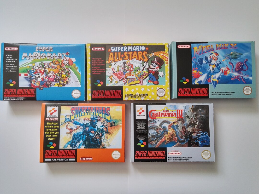 SNES Box Bonanza: Take Home 10 Boxes for the Price of 8! Free Shipping ...