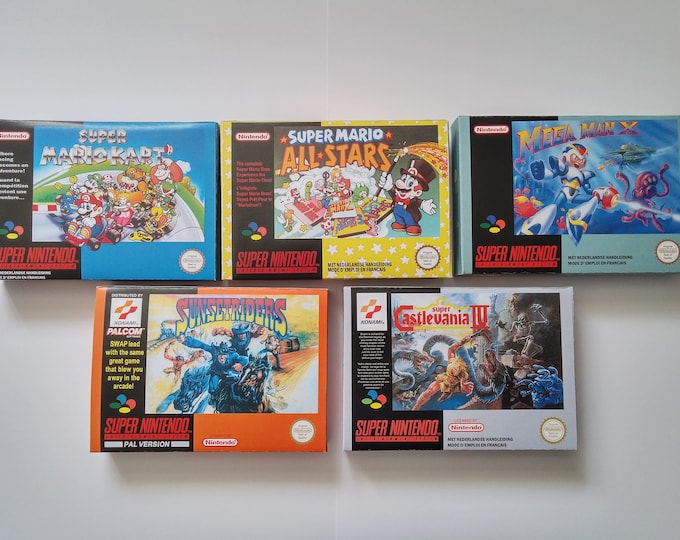 SNES Box Bonanza: Take Home 10 Boxes for the Price of 8 Free Shipping ...