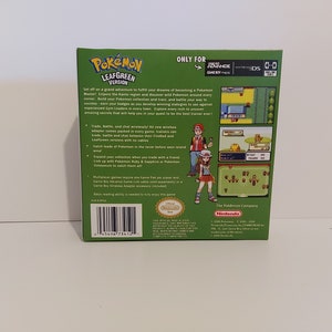 Pokémon Leaf Green Gameboy Advance Box & Tray - NO GAME Included ...