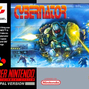 Cybernator SNES Box Manual and Tray NO GAME Included - Etsy