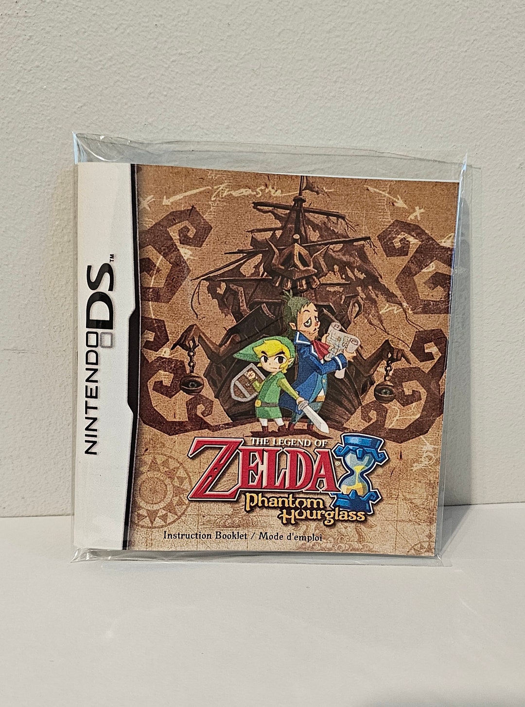 The Legend of Zelda Phantom Hourglass Nintendo DS Replacement Manual - Etsy