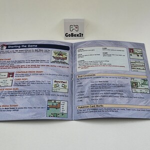 Pokémon Trading Card Game Gameboy Color Box & Tray - NO GAME Included ...